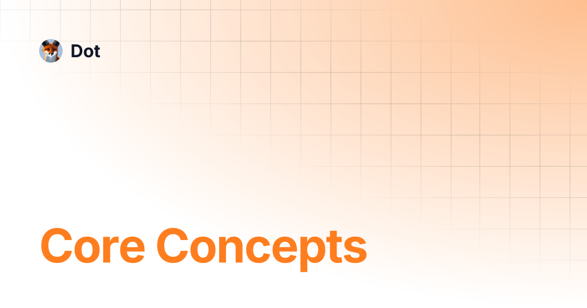 Core Concepts | Dot